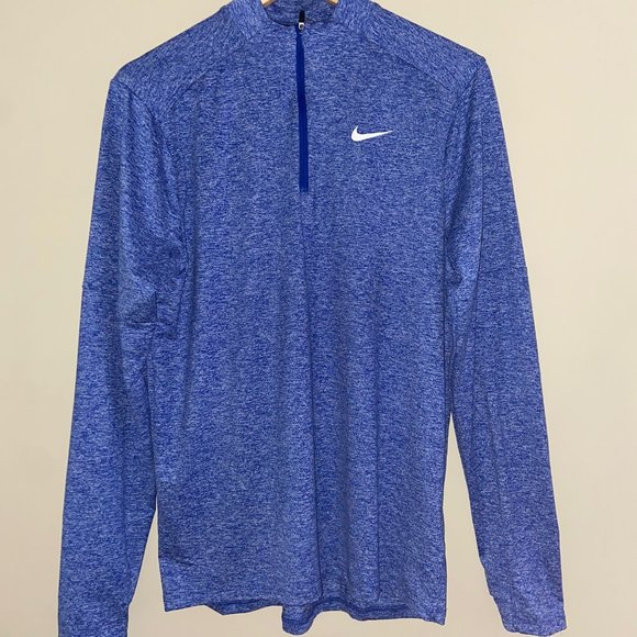 Nike | Shirts | Nike Mens Drifit Element 2 Zip Running Top Shirt Size ...